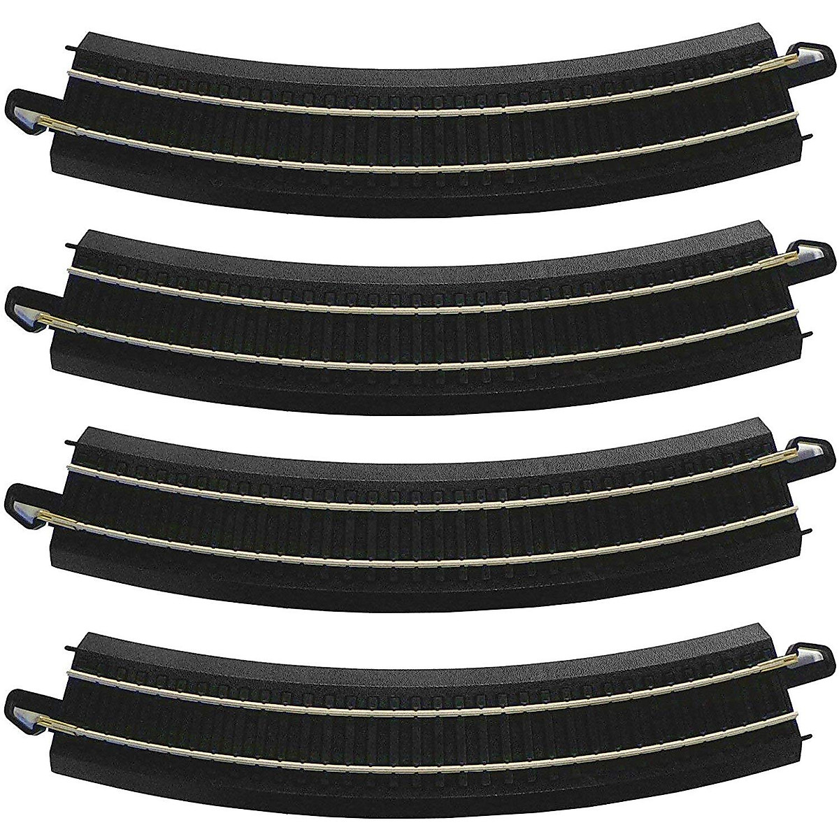 Bachmann Trains Snap-Fit E-Z TRACK E-Z TRACK FIGURE 8 TRACK PACK - STEEL ALLOY Rail With Black Roadbed - HO Scale Medium