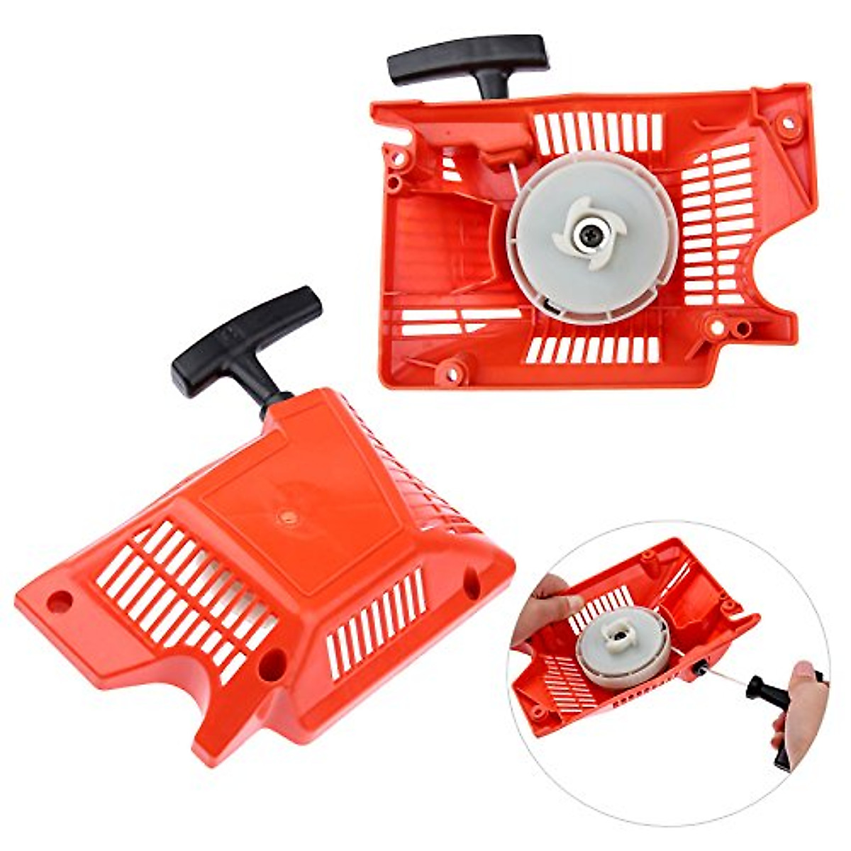 45cc 52cc 58cc Chainsaw Parts Single Recoil Pull Starter Assembly Chainsaw Spares for Chinese chainsaw 4500/5200/5800