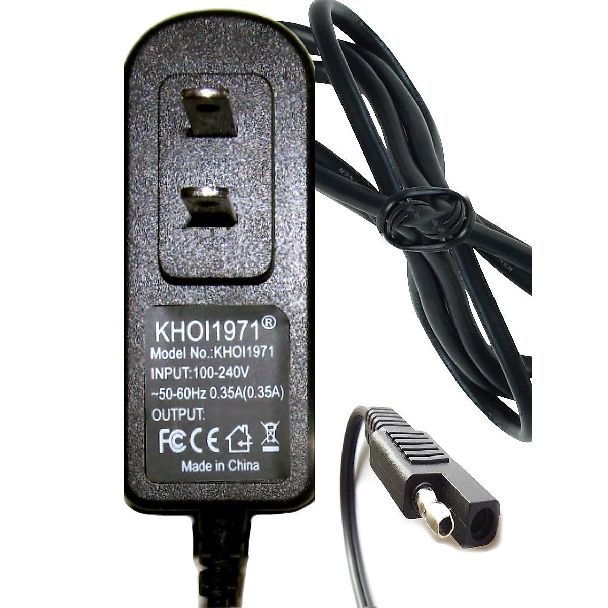 KHOI1971 Wall Charger AC Adapter Compatible with KIDTRAX Pacific Cycle Disney Cars Tow Mater Ride on Quad Walmart Target Toy R US 6V Batt Charger NOT Created or Sold by KIDTRAX Pacific Cycle Disney