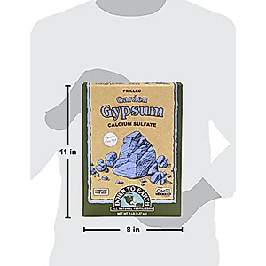 Down to Earth Organic Garden Gypsum Calcium Sulfate, 5 lb