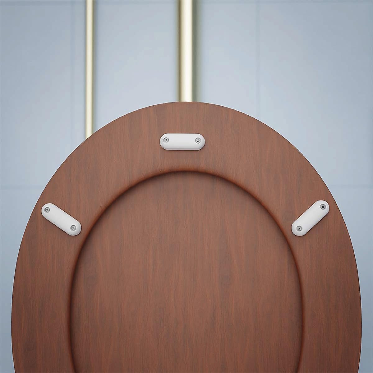 Renovators Supply Manufacturing Toilet Seat Bumper, 7 White Silicone Toilet Seat Bumpers