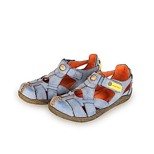 TMA EYES Women's Cross Leather and Hand Stitching Upper Casual Sandal for Outdoor