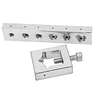 ZZZZS Safety Wire Nut Jig Holder Kit, Repair Tools Professional Carbon Steel Safety Lock Bolt Drill Jig Holder Kit for Adjustment
