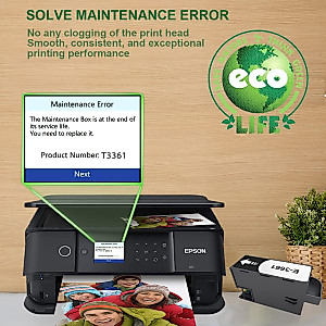 HLPRINT T3661 Ink Maintenance Box Remanufactured for Expression Photo HD XP-15000 XP-8500 XP-8600 Printer