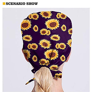 Frestree Funny Animal Corgi Dog Pattern Gourd-Shaped Working Cap with Sweatband Adjustable TIe Back Hats Headwear for Women Men