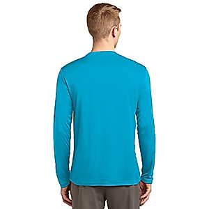 Sport-Tek Tall Long Sleeve PosiCharge Competitor Tee 4XLT Atomic Blue