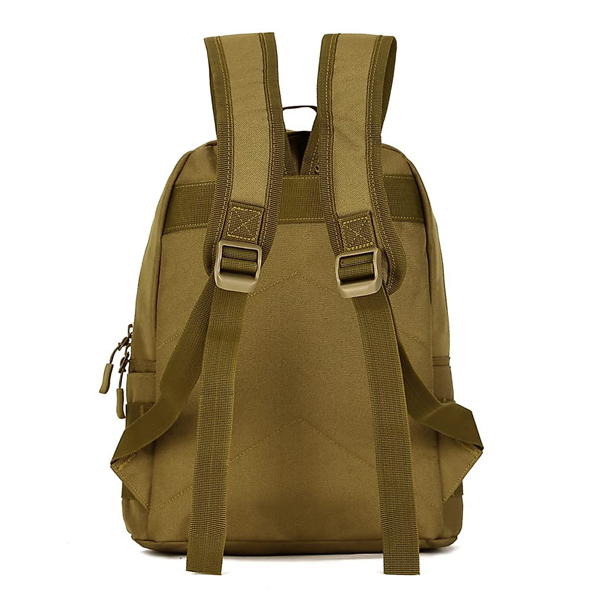 CREATOR 10L Mini Backpack Military MOLLE Tactical Backpack Rucksack Travel Daypack Gear Assault Pack (Brown)