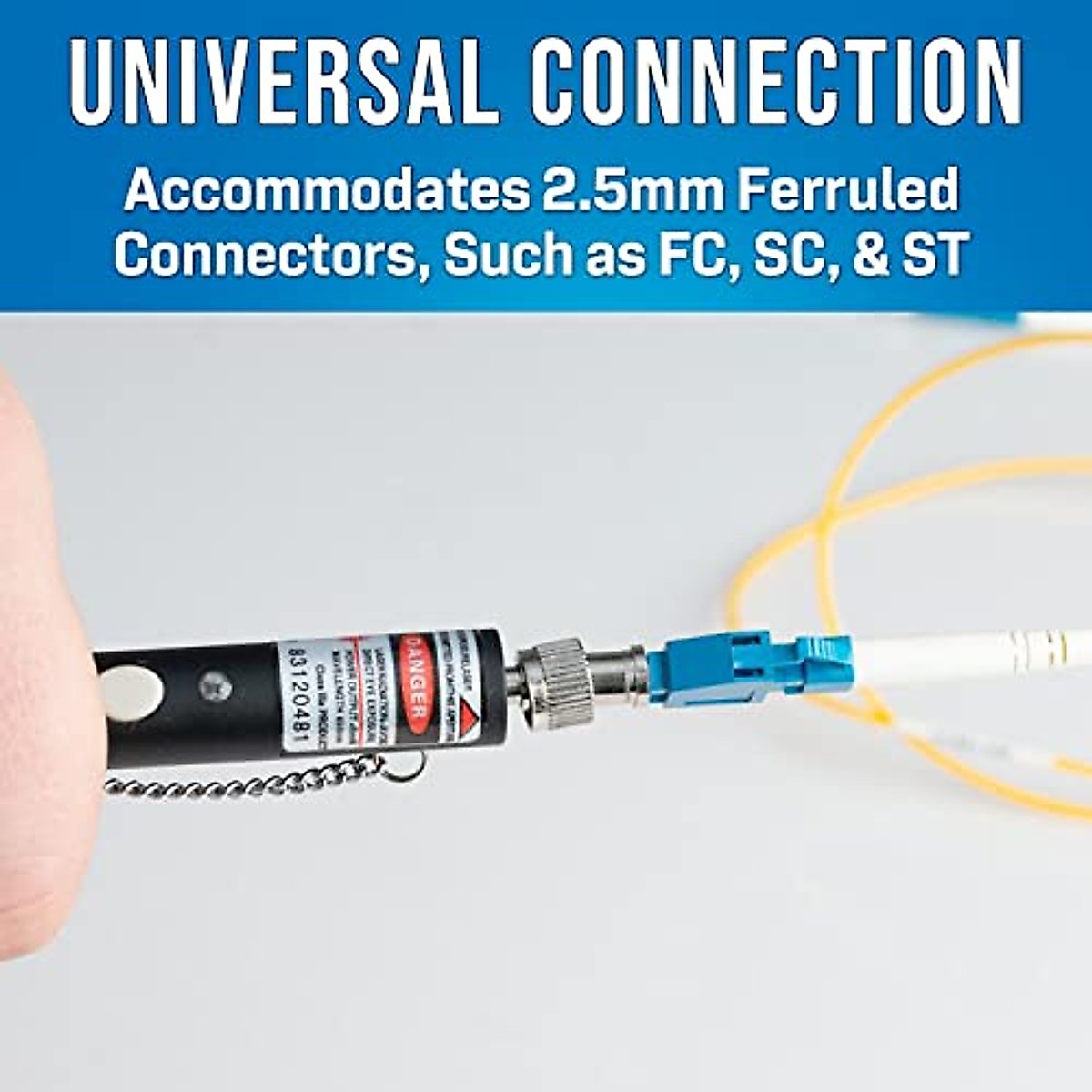 Jonard Tools VFL-150 Visual Fault Locator with Included FC to LC Adapter