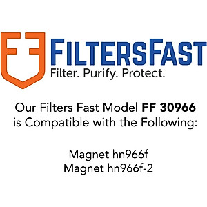 Filters Fast FF 30966 Compatible Replacement for Hunter 30966 Air Purifier Filter, Air Cleaner Pre-Filter 6.62x12.375x2.25 inch