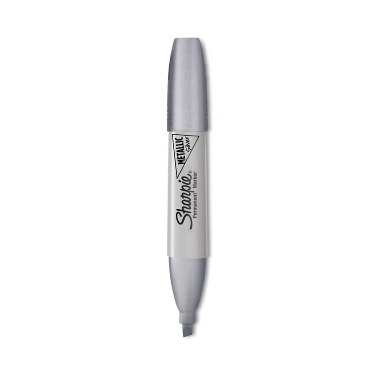 Sharpie Metallic Permanent Markers, Chisel Tip, Silver, 3 Count