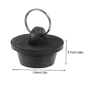 5pcs Sink Plug Bath Tub Stoppers Drain Stopper Bathroom Tub Kitchen Sink Stopper Bathtub Drain Cover Tub Drain Stopper Rubber Sink Stopper Tub Plug for Bathtub Bath Tub Drain Plug