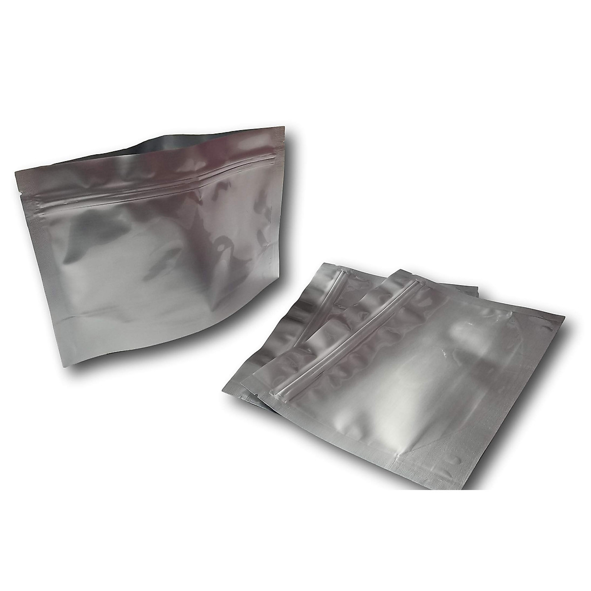 7 Mil (Per Side) Mylar Bag 9"x6"x3" 6 layer MRE-Style - Genuine Single Color Aluminum Foil-Lined Bag for Freeze Drying, Grain, Baking, Storage Container (50) (9"x6"x3") (50)