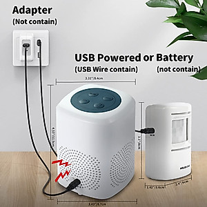 Dog Barking Alarm Motion Detector Outdoor Barking Motion Sensor 1000 FT Range Dog Alarm Home Security