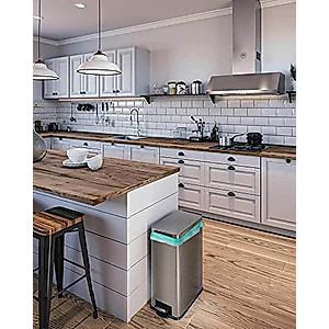 Biodegradable Trash Bags 8 Gallon Trash Bags Drawstring, AYOTEE 75 Counts Medium Trash Bags 8 Gallon Garbage Bags, Unscented 30 Liter Trash Bags Waste Basket Liners for Kitchen Bathroom Office