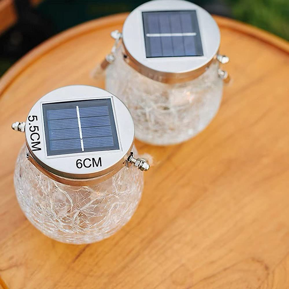 LANSCARE Solar Lanterns Lights Outdoor Decorative Solar Waterproof for Home Garden Yard Patio Outdoor Wedding Birthday Party Decorations (Fantasy Star, 2pack)