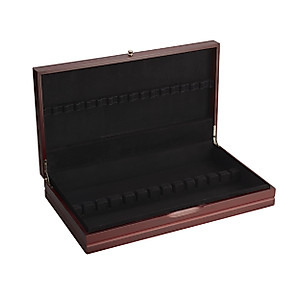 Wallace Dark Walnut Flatware Chest, 19 inches wide