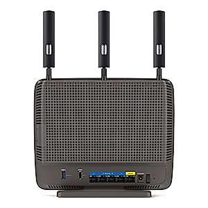 Linksys AC3200 Tri-Band Smart Wi-Fi Router with Gigabit and USB, Designed for Device-Heavy Homes, Smart Wi-Fi App Enabled to Control Your Network from Anywhere (EA9200)