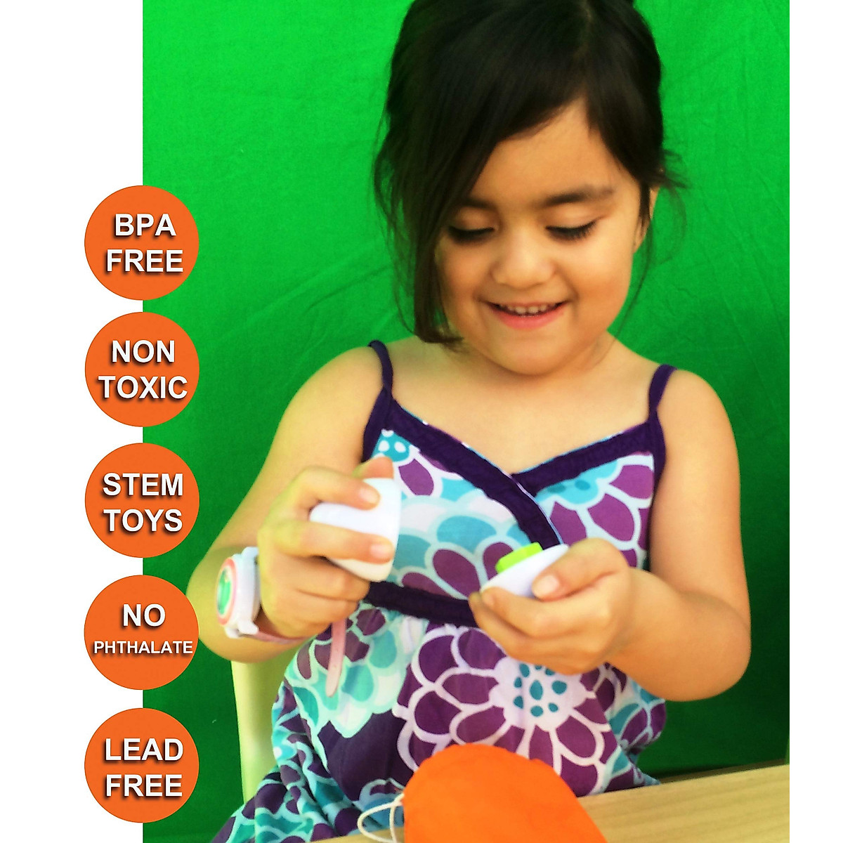 Skoolzy Montessori Toys for Toddlers - Shape Eggs and Counting Stacking Peg Board Toys