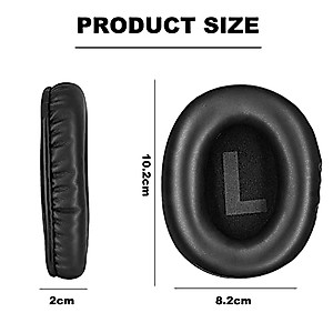 Replacement Earpads for Logitech G Pro/G Pro X Gaming Headphones-Headphone Ear Pads for  Logitech G Pro/G Pro X Gaming Headphones (Leather)