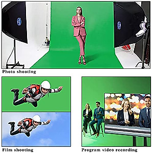 WENMER Backdrops, Green Screen Photo Backdrops for Photoshoot, Chromakey Green Photography Backdrops, Background for Photography, 4 x 5 FT