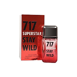 META-BOSEM 717 Super Star Stay Wild, Men's Cologne Eau de Toilette Natural Spray - Masculine Scent - Fruity Woody - Great Holiday Gift - for All Day Use - a Classic Bottle, 3.4 Fluid Ounce/100Ml