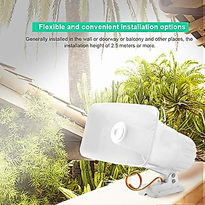 Siren Speaker, Wired Alarm Siren Horn, Car Alarm System, Siren Alarm,150 Db Dc12V Alarm Siren Dual Tone for Home Security Alarm Host,Gas Leakage Alarm, Infrared Peripheral Alarm