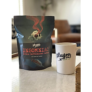 Insomniac Extra Caffeine Coffee, The Strongest Coffee In The World, 6x More Caffeine, 12oz (Ground)