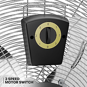 mollie 22 Inch 3572 CFM High Velocity Floor Fan with 3 Speed Heavy Duty Metal Adjustable Tilt Portable Quiet Air Circulator for Home Bedroom Garage Commercial Use