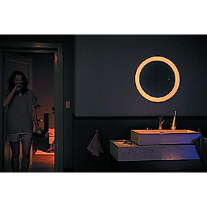 Philips Hue White Ambiance Adore Smart Lighted Mirror with Dimmer Switch (Requires Hue Hub, Works with Amazon Alexa, HomeKit & Google Assistant)