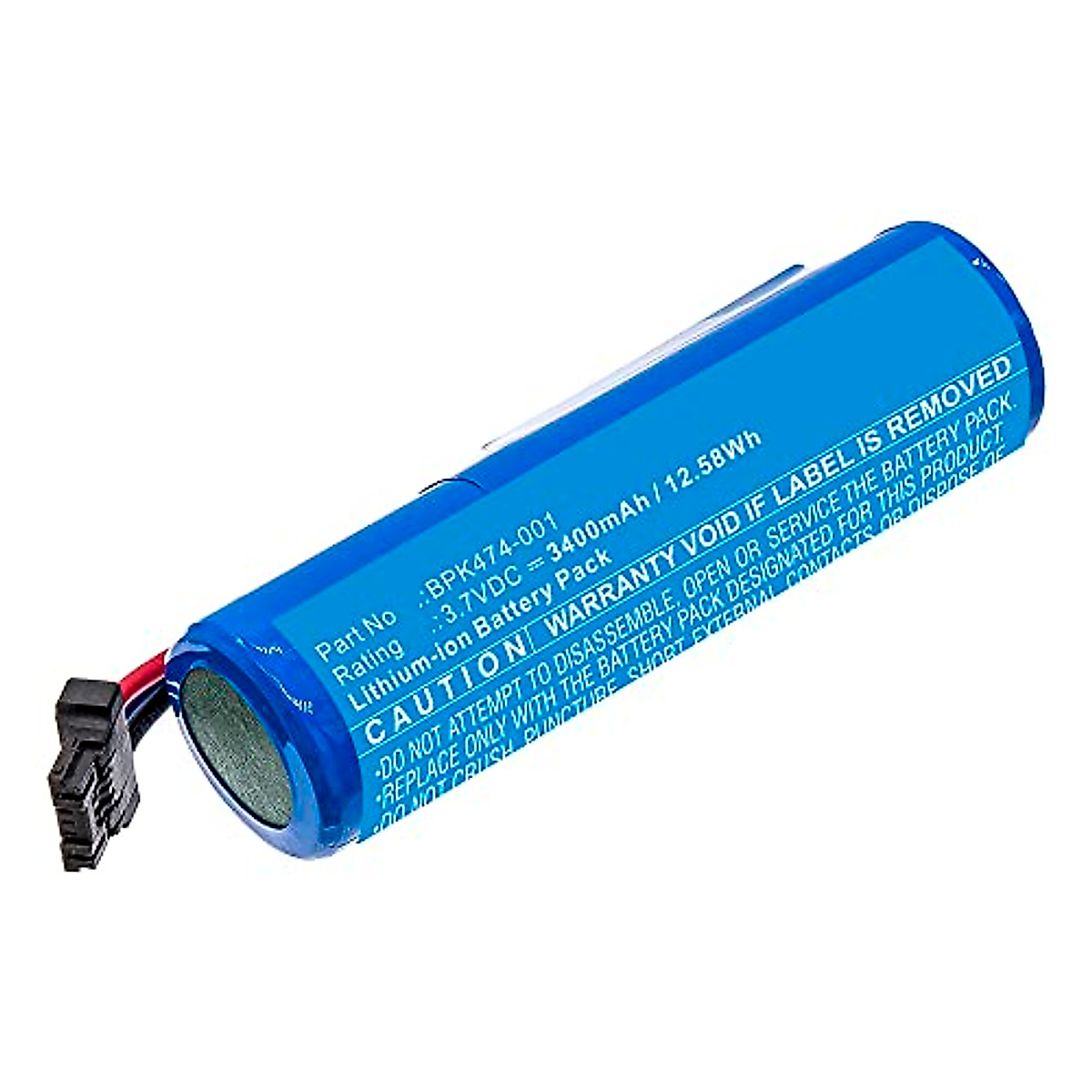 Synergy Digital Credit Card Reader Battery, Compatible with VeriFone BPK474-001 Credit Card Reader, (Li-ion, 3.7V, 3400mAh) Ultra High Capacity, Replacement for VeriFone BPK474-001 Battery