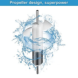 KEDSUM Double-head Aquarium Submersible Wavemaker Pump, Circulation Powerhead Pump with Magnetic Base for 80-120 Gallon Fish Tank