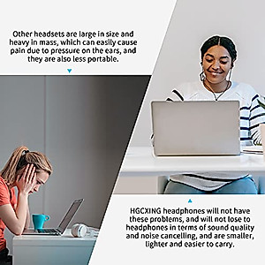 USB Headset with Microphone for PC, Noise Cancelling Computer Headphones for Laptop/ 8.2 FT, Lightweight PC Headset with Audio Controls & Mute Function for Office Live Broadcast Gaming Headset and PS4