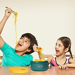 AI LOVE PEACE Microwave Ramen Soup Bowl - Instant Noodle Cooker for Dorm Room Essentials with Lid - Ramen Maker - Microwave Safe Bowls BPA Free Pefect College Gifts and Holiday Gifts