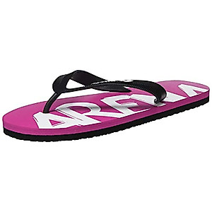 Arena Unisex Flip Flop Thong Sandals, Pink Flambe, 12 US Women