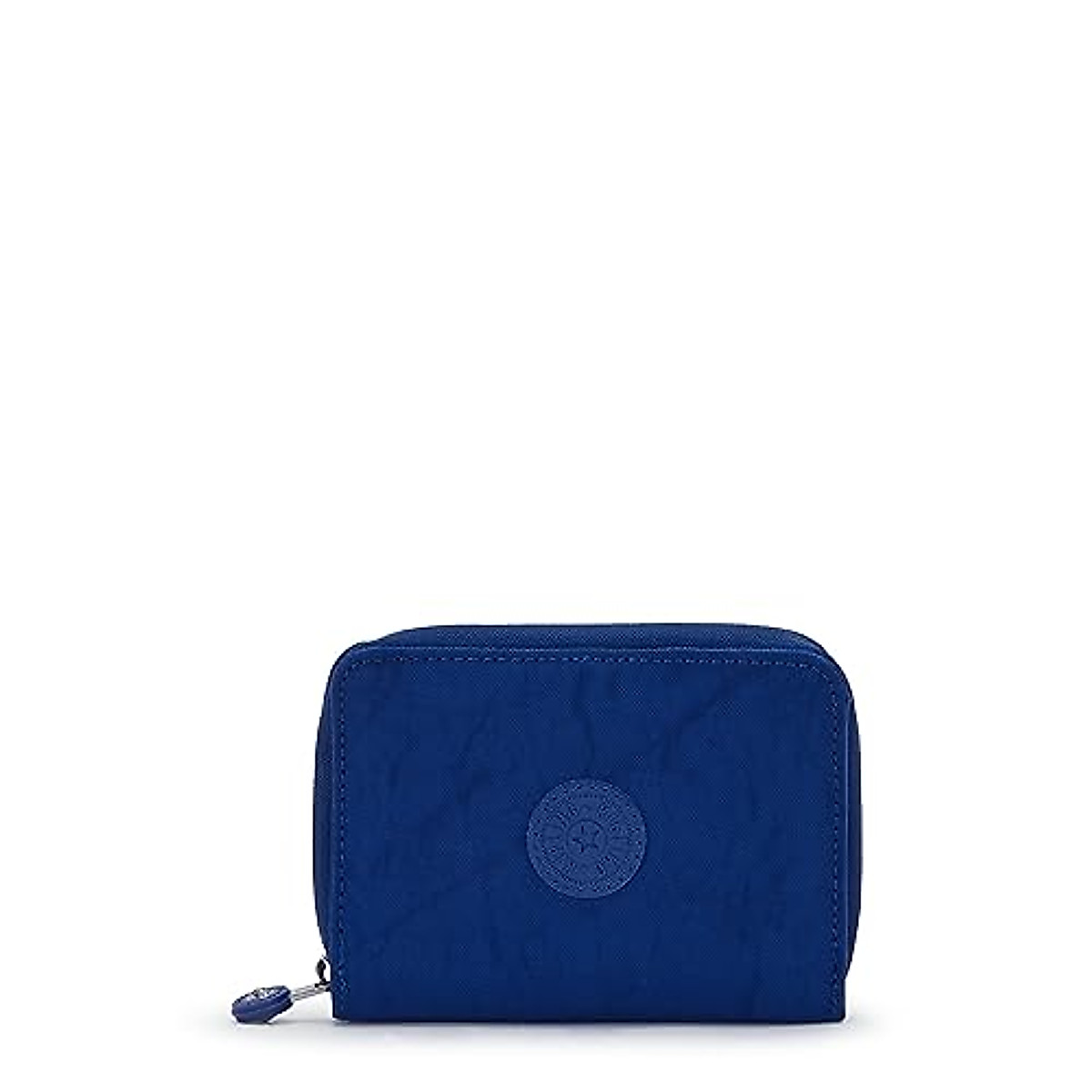 Kipling Women's Money Land, RFID Anti-Hacker Technology, Nylon Snap Wallet, Deep Sky Blue, 3.8''L x 5''H x 1''D