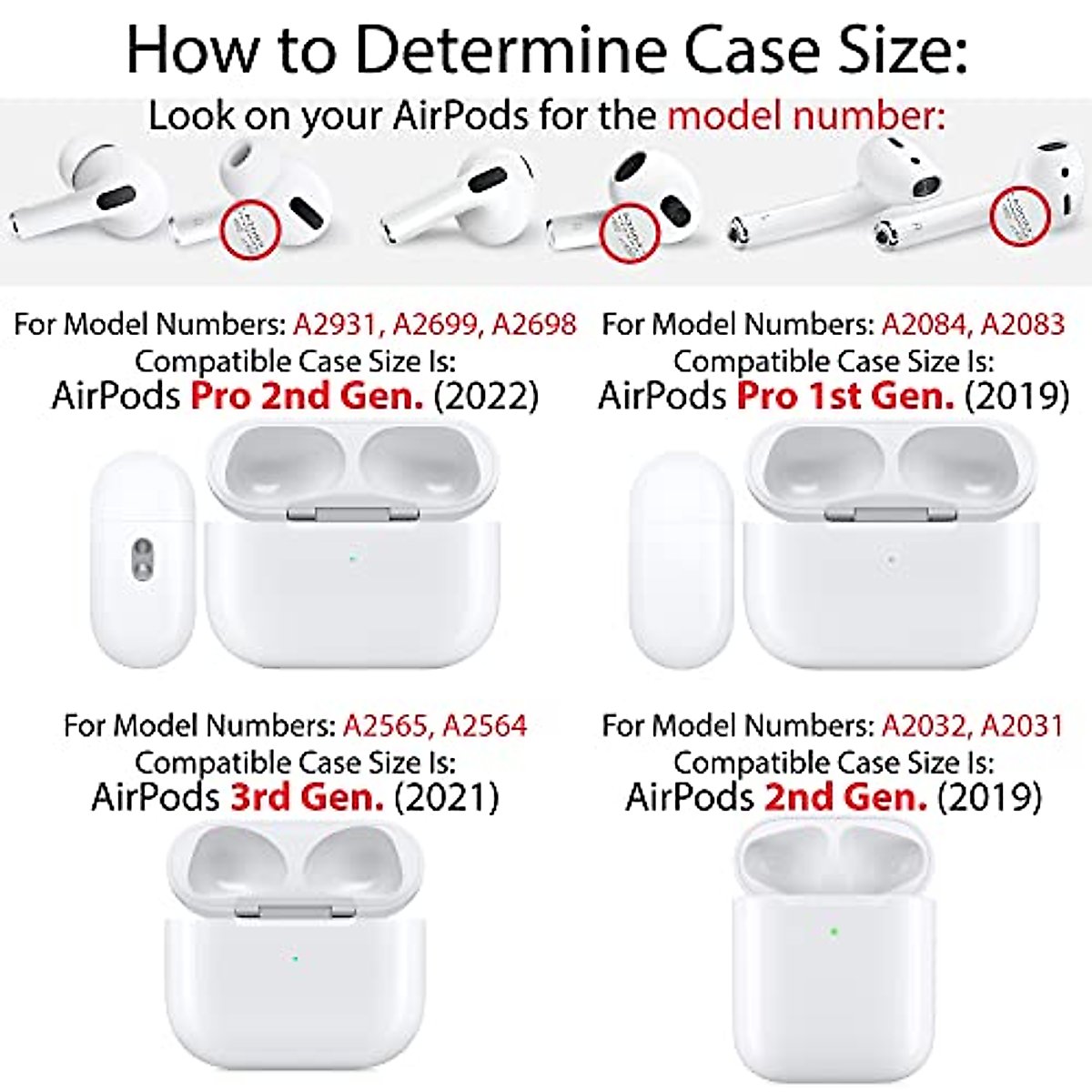 Liana Cases Custom Name Case for AirPods - All Sizes Available - AirPods Pro 2nd, 1st, 3rd Generation - Clear Personalized Cover Handwritten Style with Keychain Ring Carabiner