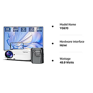 5G WiFi Home Projector, Toperson 9800LM Native 1080P 4K Supported Video Theater Projector with 4D Keystone Correction for iPhone Android Smartphone /TV/Stick/HDMI/USB/XBox/PS4/Laptop/ Tablet/PC