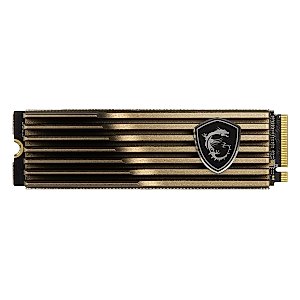 MSI SPATIUM M480 PCIe 4.0 NVMe M.2 2TB HS Internal SSD PCIe Gen4 NVMe 1.4 3D NAND 1400 TBW