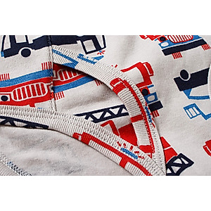 Boboking Little Boys,Little kid Briefs Dinosaur Truck Toddler Kids Underwear (Pack of 6) 2T/3T