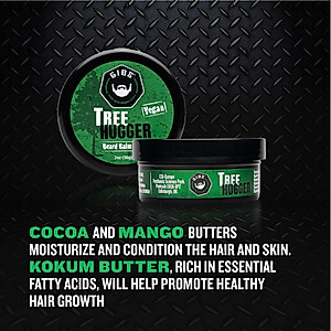 GIBS Grooming Tree Hugger Beard Balm Aid, 2 oz