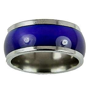Mood Rings S16 Stainless Steel Endless Band High Quality Rainbow Colors (14)