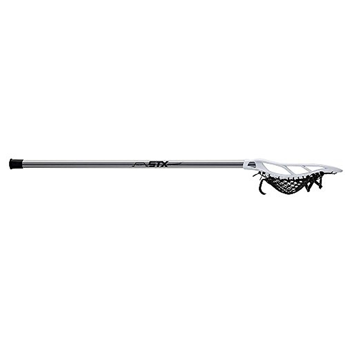 STX Lacrosse Stallion 50 Youth Lacrosse Complete Stick, Platinum/White, 39"