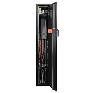 New Barska Large Quick Access Biometric Rifle Safe Cabinet (52 in x 8.6 in x 9.8 in)