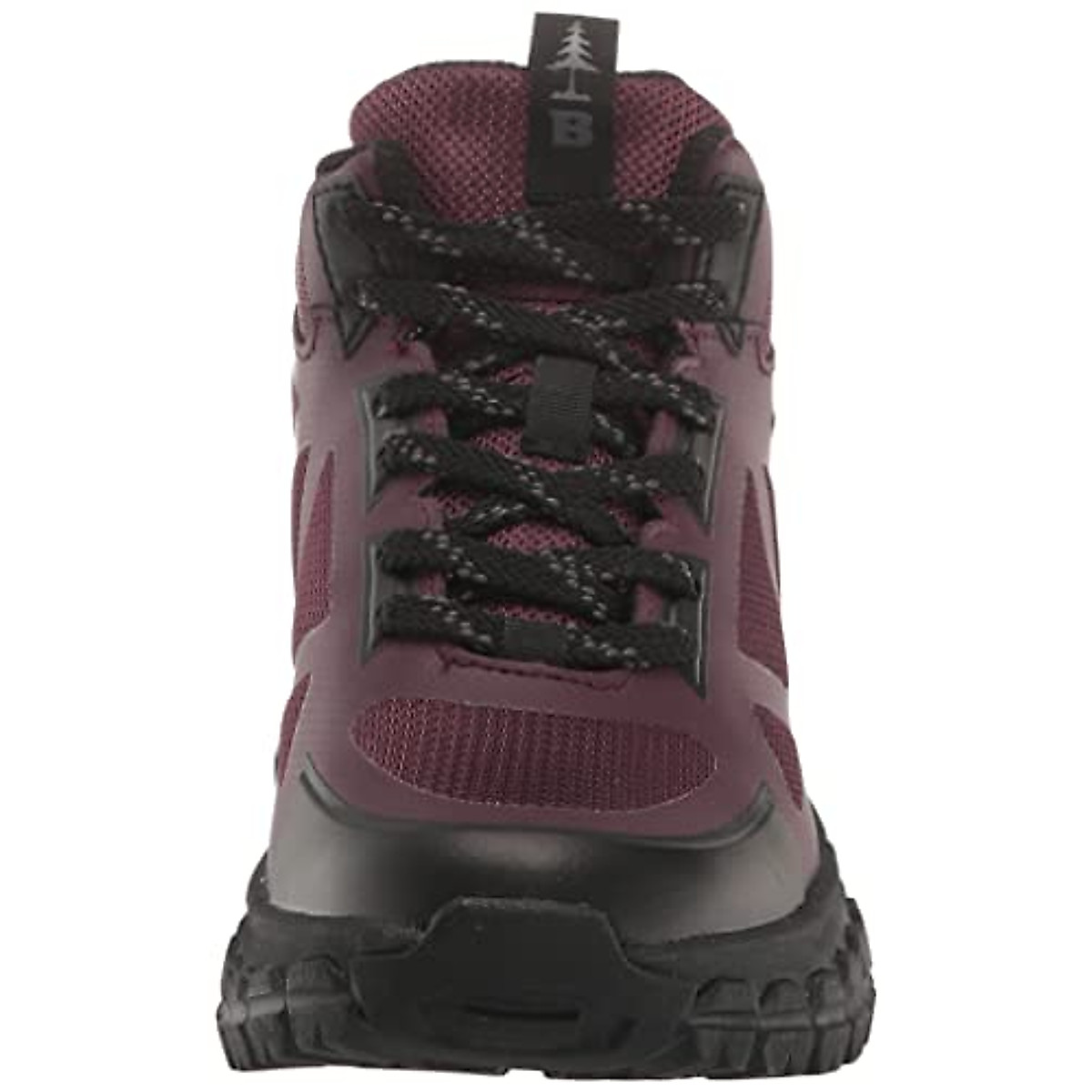 BASS OUTDOOR Women's Peak Seamless Hiker Mid Hiking Boot, FIG, 9