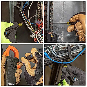 Klein Tools 614-4 Flat Screwdriver, Precision Electronics Screwdriver, 1/8-Inch Cabinet Tip, 4-Inch Shank