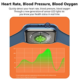 Aeifond Smart Watch for Women Men, Fitness Tracker Watch with Call/SMS/Heart Rate/SpO2/Pedometer/Runing Sports Boys Smartwatch with Bluetooth Call Compatible Android/iOS Phones iPhone (Black)