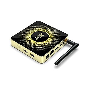 SHYSKY X96 X10 8K Ultra HD Android TV Box Android 11.0 Amlogic S928X LPDDR4 8GB RAM 64GB ROM WiFi6 1000M BT5.2 USB3.0 Support AV1 8K 60fps H.265 HDR Box with i8 Keyboard