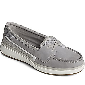 Sperry Women's Freshfish Boat Shoe, Grey, 10