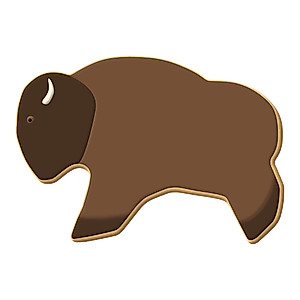 Foose Buffalo Cookie Cutter 5.25 Inch –Tin Plated Steel Cookie Cutters – Buffalo Cookie Mold