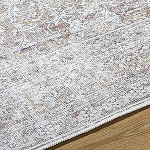Livabliss x Our PNW Home Rainier Updated Traditional Washable Area Rug, 7'10" x 10'2", Taupe